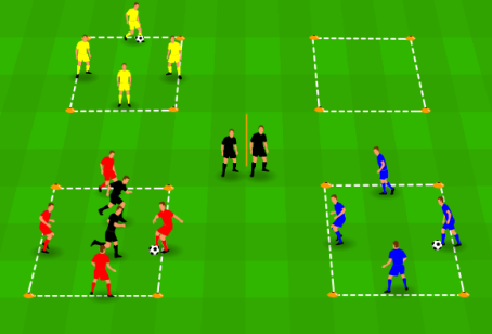 3 Rondo's 4v2 (Nagelsmann) - Drills4Football